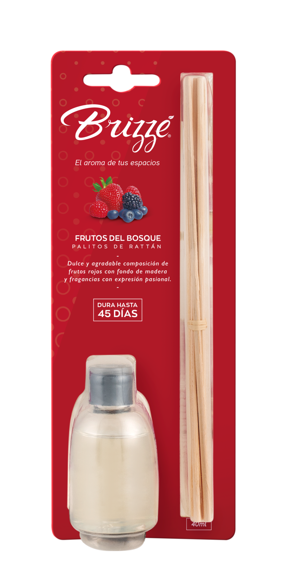 AMBIENTADOR BRIZZE PALITOS RATTAN FRUTOS DEL BOSQUE - Suministros e ...