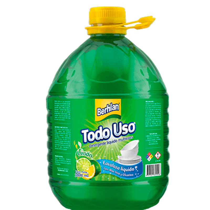 JABON LÍQUIDO TODO USO - LAVA LOZA LIMÓN 3800ML - Suministros e Impresos